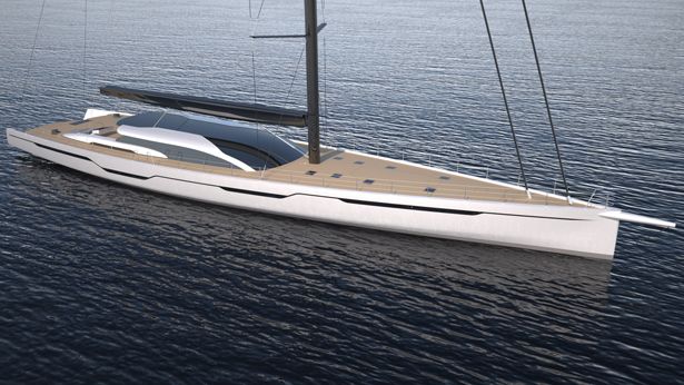 Van Geest and Rob Doyle design a 50m fast sailing superyacht